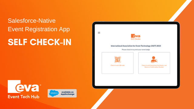 Self Check-In - Event Tech Hub powered by EVA