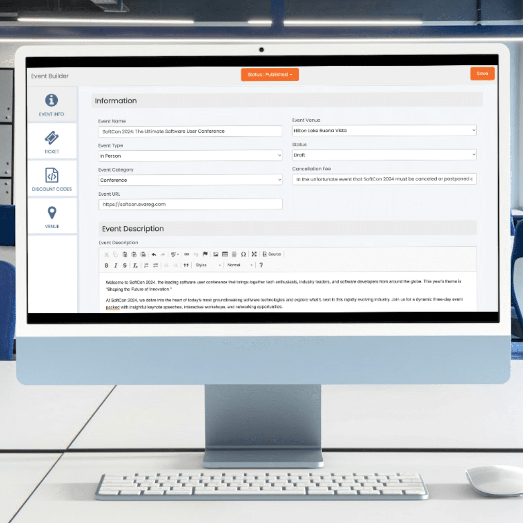 Registration Form Builder - Event Tech Hub powered by EVA